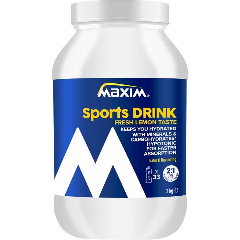 Sportdrank van Maxim | Unieke hypotone sportdranken