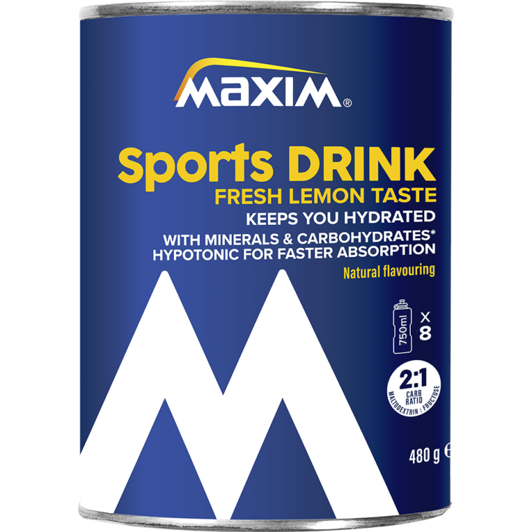 Sportdrank van Maxim | Unieke hypotone sportdranken