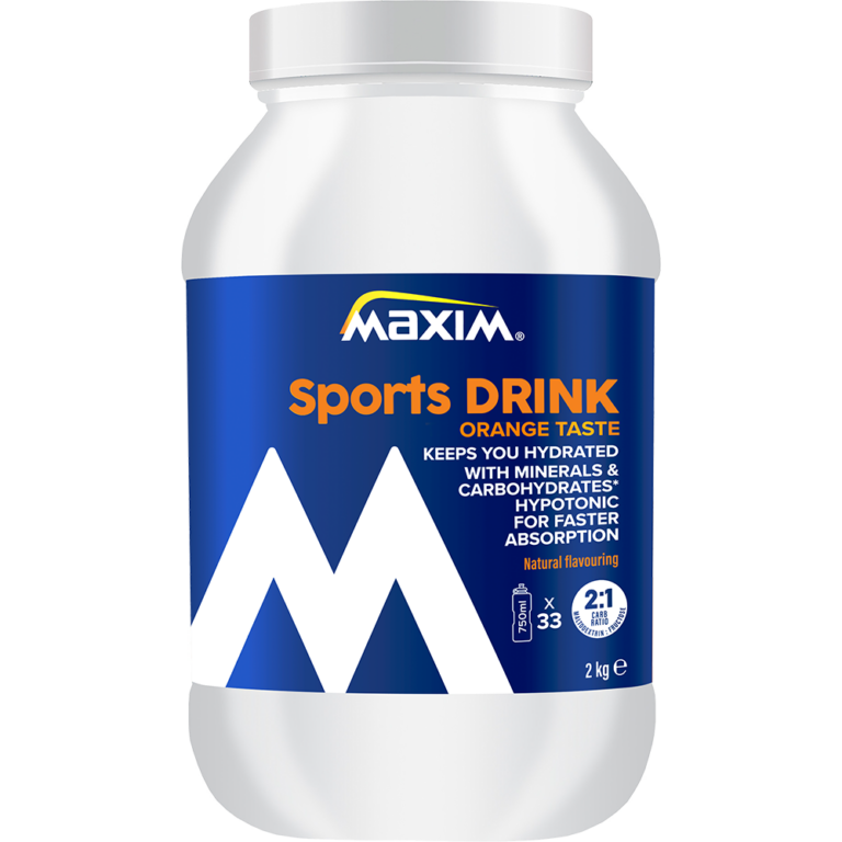Sportdrank van Maxim | Unieke hypotone sportdranken