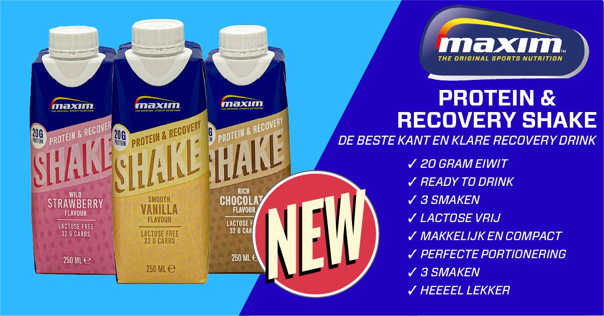 NEW: Maxim Protein & Recovery Shake - Maxim Sportvoeding